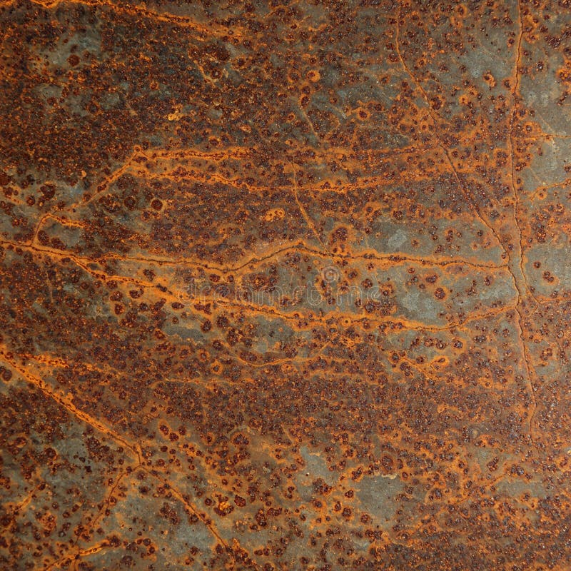 Rusty Metal Surface with a Textured, Weathered Appearance. the Iron ...