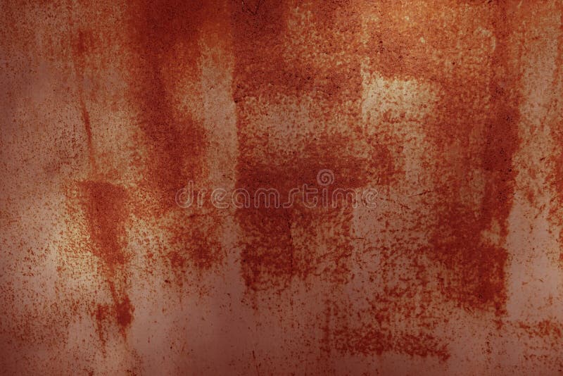 Rusty Metal Texture. Abstract Red Orange Brown Background. Rust Grunge ...