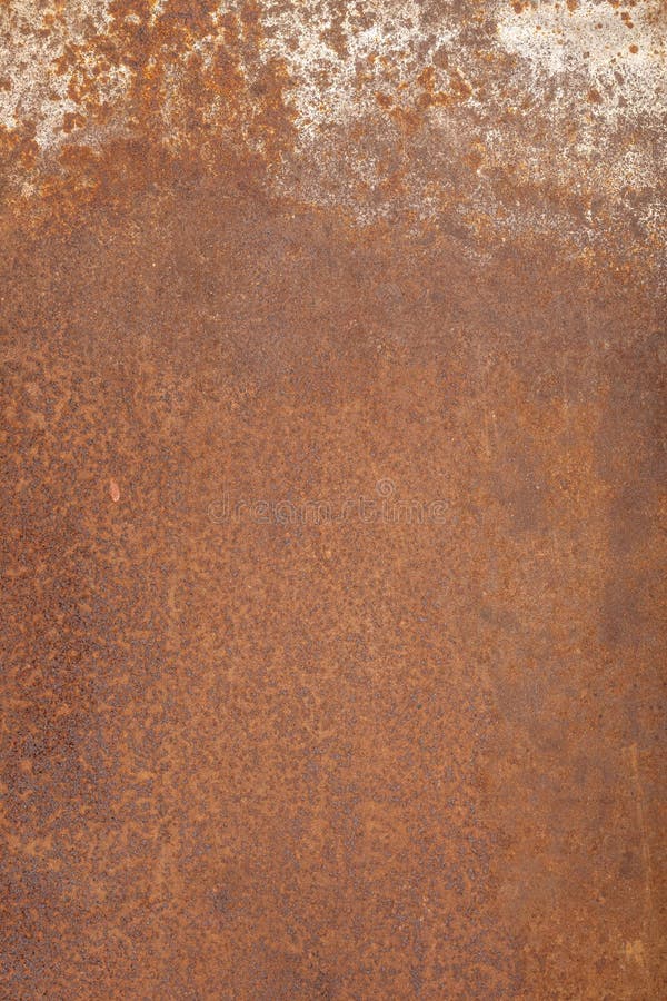 Rust on an Old Sheet of Metal Texture Painted with Gray Paint and ...