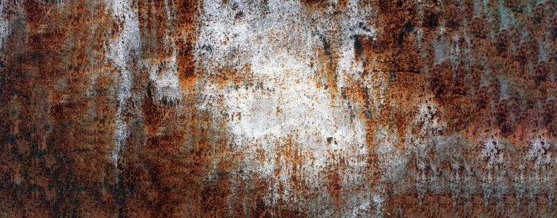 Old Metal. Rusty Metal Product As Background Image. Web Panorama Banner ...