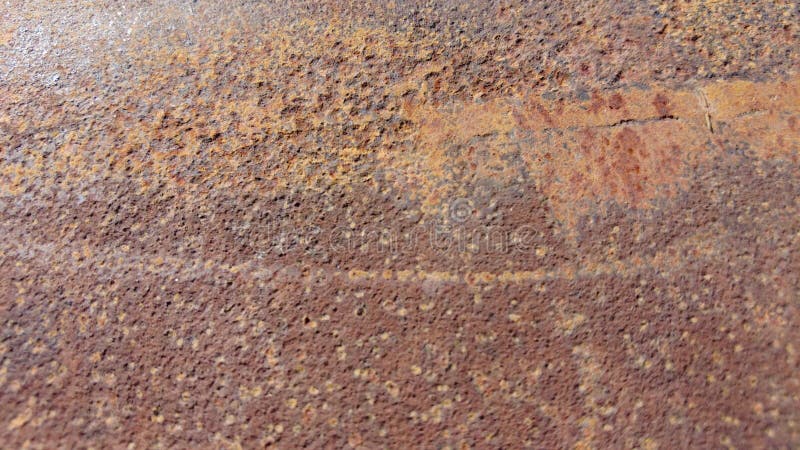 Rusty and Metal Texture Background. Realistic Russet Sample, Template ...