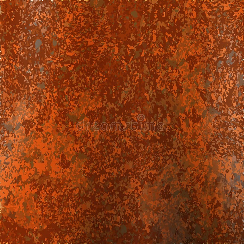 Rusty Metal Texture Background Realistic Russet Sample Template Stock ...