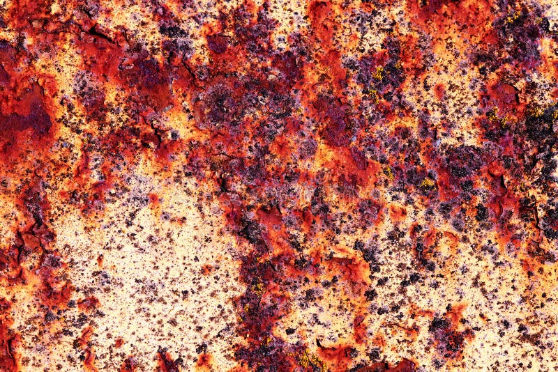 Rusty Metal Texture Close-up with Side Light Stock Photo - Image of ...