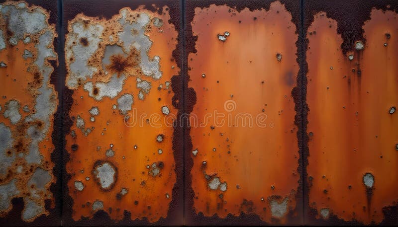 Rusty Metal Texture with Corrosion and White Spots Stock Image - Image ...