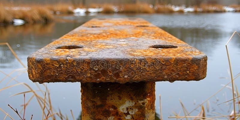 The Rusty Metal Texture Gives Objects a Vintage Look and a Feeling of ...
