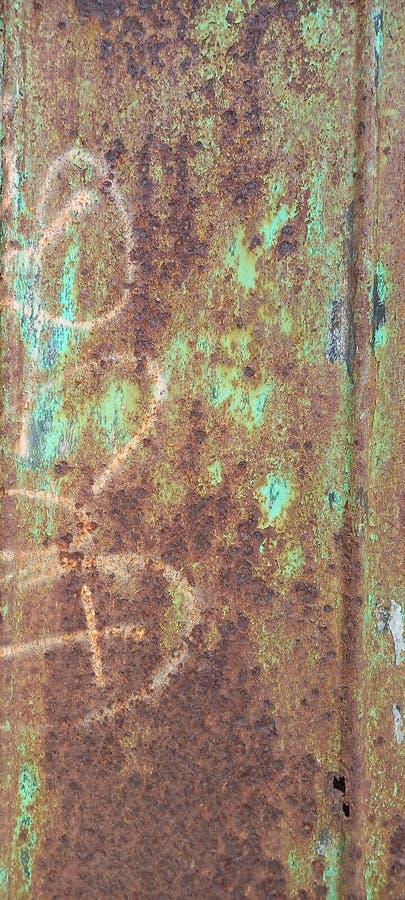 Green Rusty Metal Texture, Green Metal Background Stock Image - Image ...