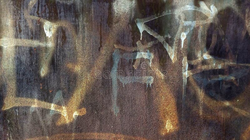 Rusty Metal Door Isolated on White Background. Grunge Rustic Texture ...