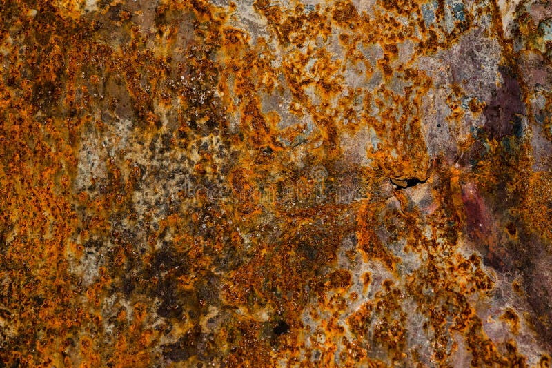 Rusty Metal Texture. Old Rusty Metal Texture Macro Photography. Black ...