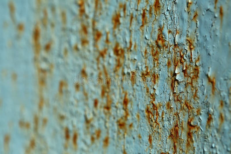 Rusty Metal Texture with Peeling Paint Stock Image - Image of closeup ...