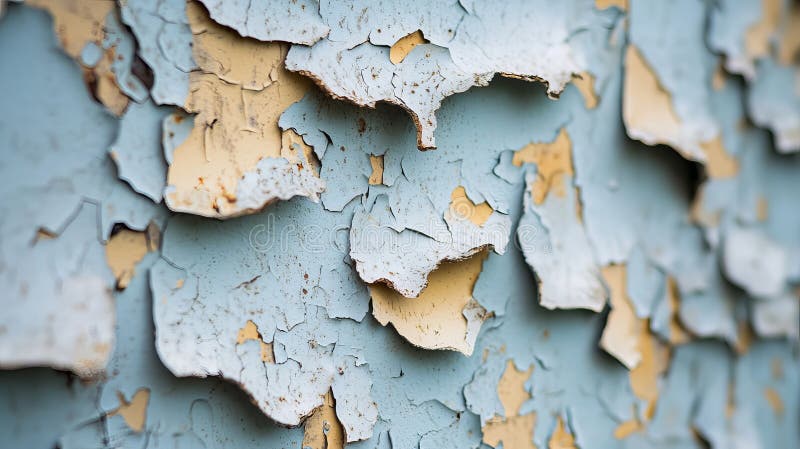 Rusty Metal Texture with Peeling Paint and Oxidized Spots Stock ...