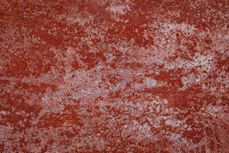 Rusty Metal Texture. Red Metallic Paint Aged Textured Background ...