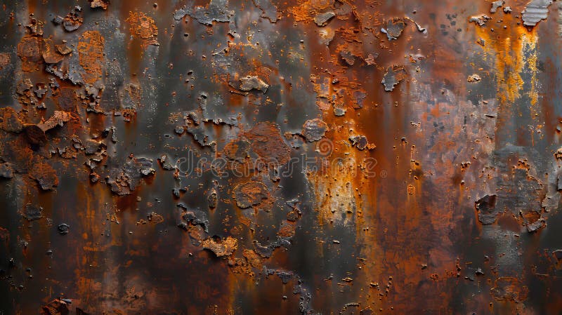 Rusty Metal Texture with Rust and Paint Stock Image - Image of metal ...