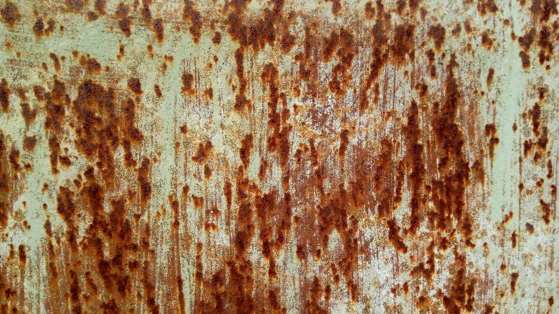 Rusty Metal Texture, the Rust Passes through the Paint Stock Image ...
