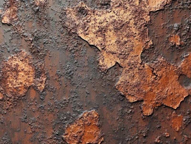 Rusty Metal Texture Shows Corrosion and Decay with Age, Industrial ...