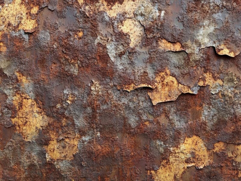 Rusty Metal Texture Shows Decay and Corrosion with Age, Industrial ...