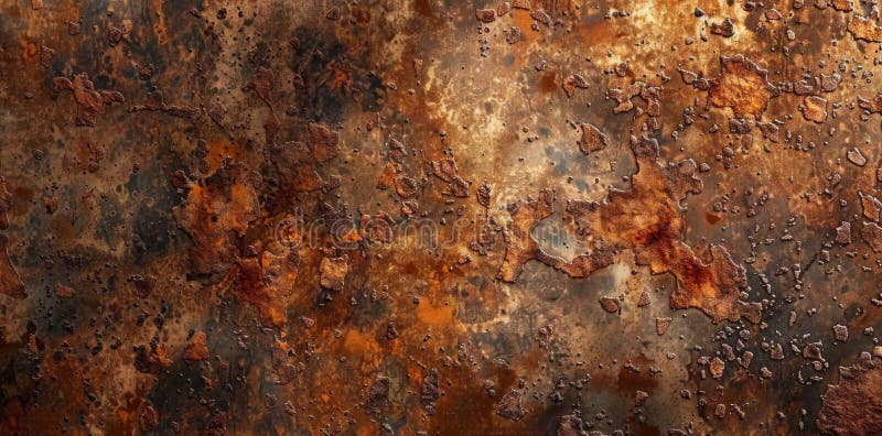 Rusty Metal Texture, a Study in Corrosion Concept Stock Image - Image ...