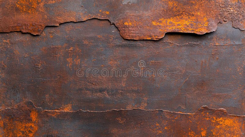Rusty Metal Texture with Weathered Surface and Corrosion Patterns in ...