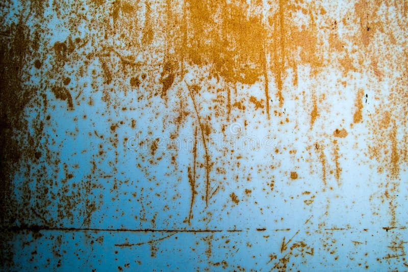 Rusty Metal Texture with Yellow Paint Splashes Stock Photo - Image of ...
