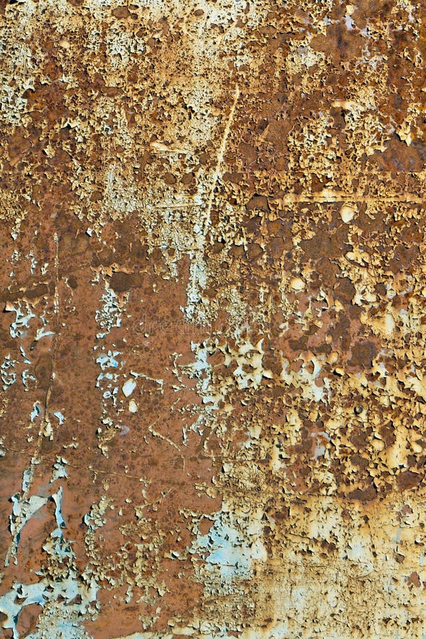 Rusty Metal Panel stock photo. Image of warn, faded, background - 42526192
