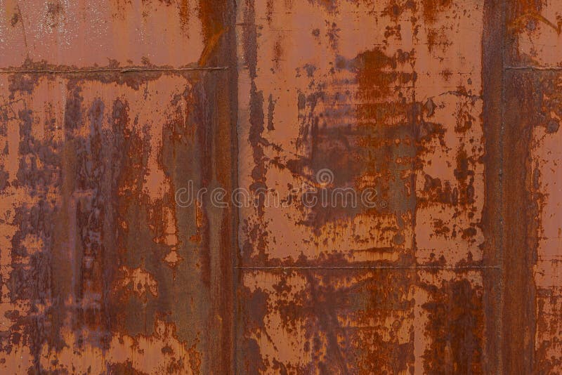 Rusty Metal Wall of Anti-nuclear Bunker. Texture Background or Backdrop ...