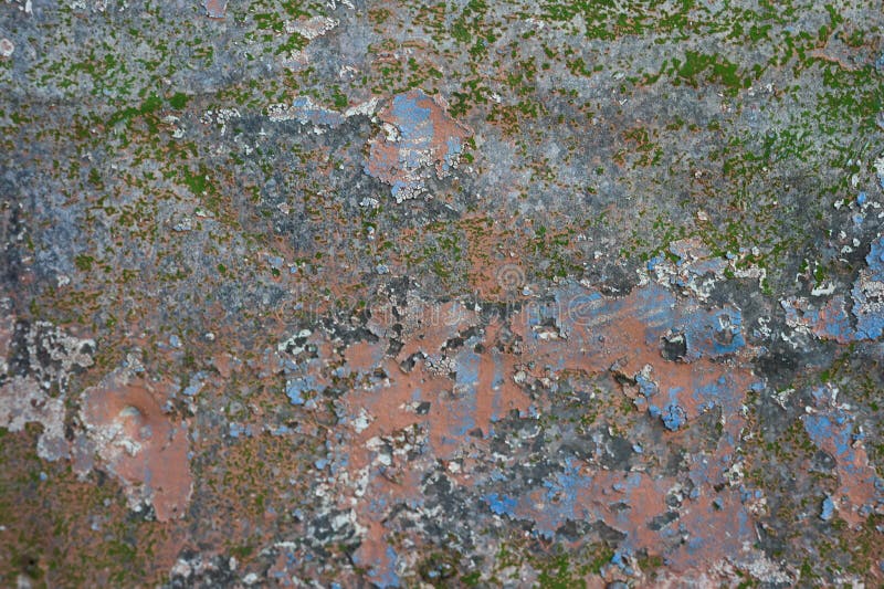 Rusty Metal Wall. Background of Old Metal Stock Image - Image of aged ...