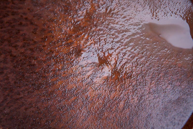 Rusty metal wet stock photo. Image of corrosion, construction - 47891118