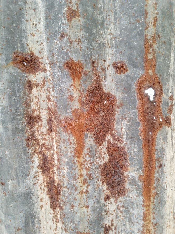 Rusty metal zinc stock image. Image of texture, brown - 104524535