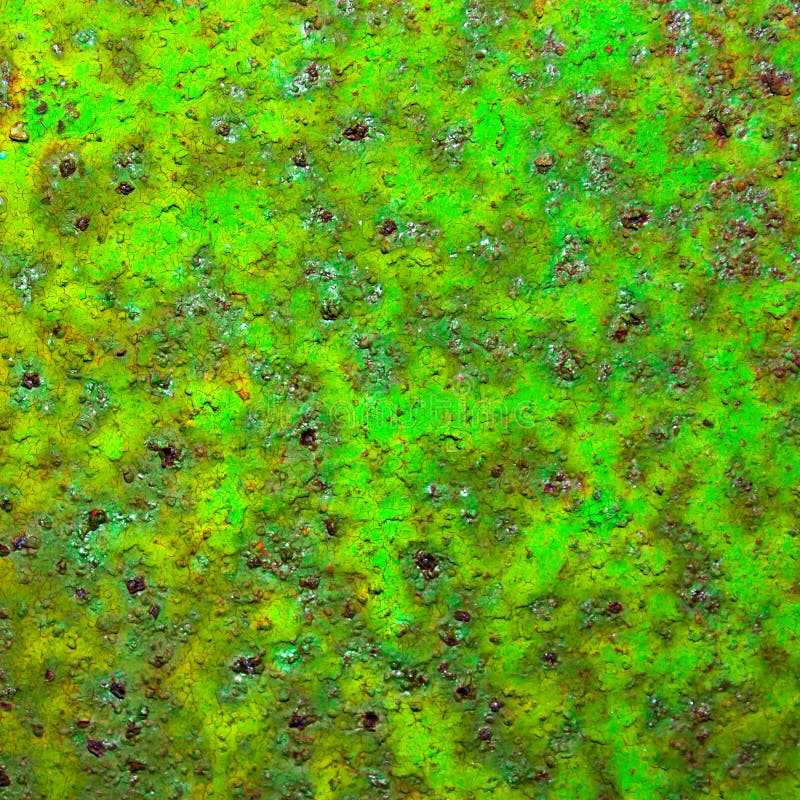 Rusty Metallic Green Paint Texture.Old Green Rusty Background. Stock ...