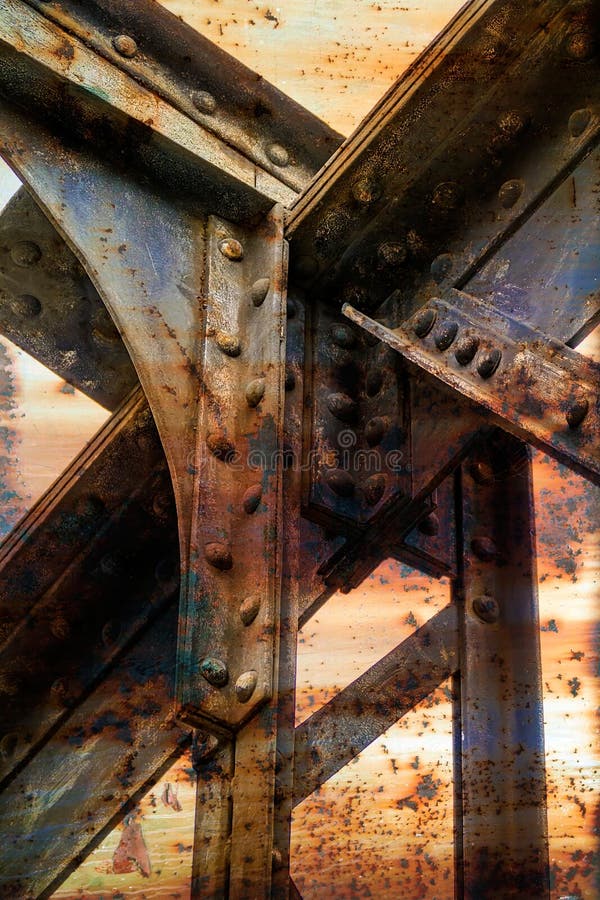 Rusty metallic structure stock image. Image of texture - 62720441