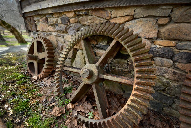 Rusty Mill Wheel Gears stock photo. Image of teeth, rusty - 31086590