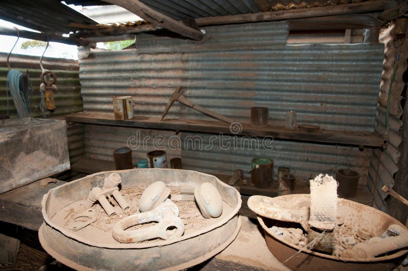 Rusty Mining Equipment stock image. Image of cart, gold - 97399631