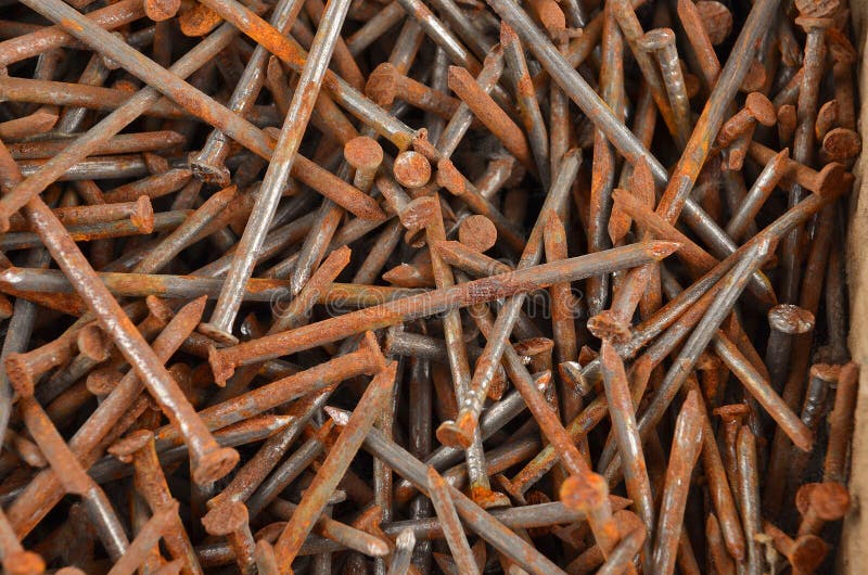 Rusty nail stock image. Image of workshop, fasten, object - 52485329