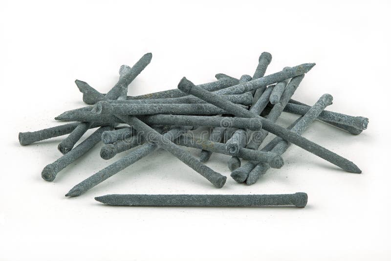Rusty Nails stock image. Image of depth, rusted, build - 12413075