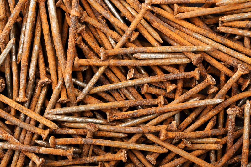 Rusty nails stock image. Image of metallic, corrosion - 83002401