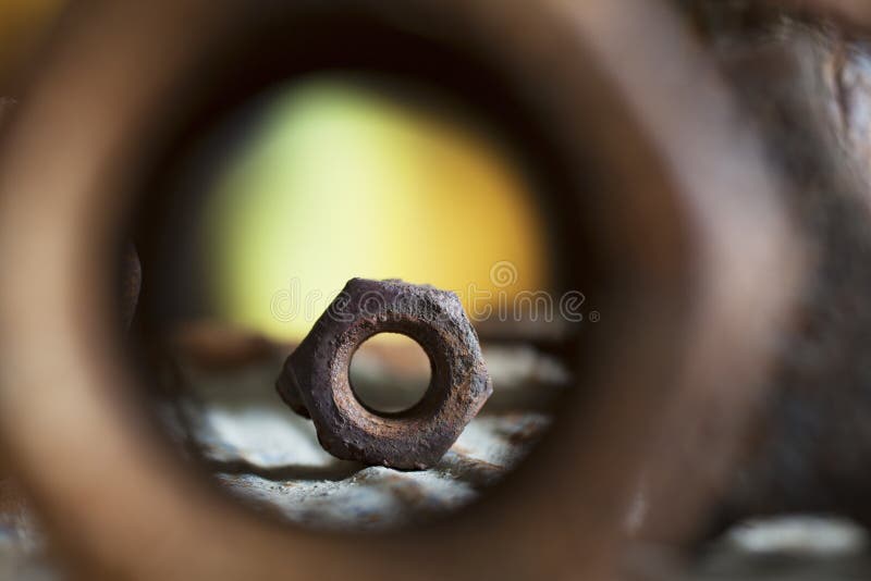Rusty nut stock image. Image of rubbish, small, angle - 90189711