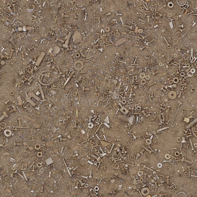 Rusty Nuts and Bolts Seamless Stock Image - Image of steel, pattern ...