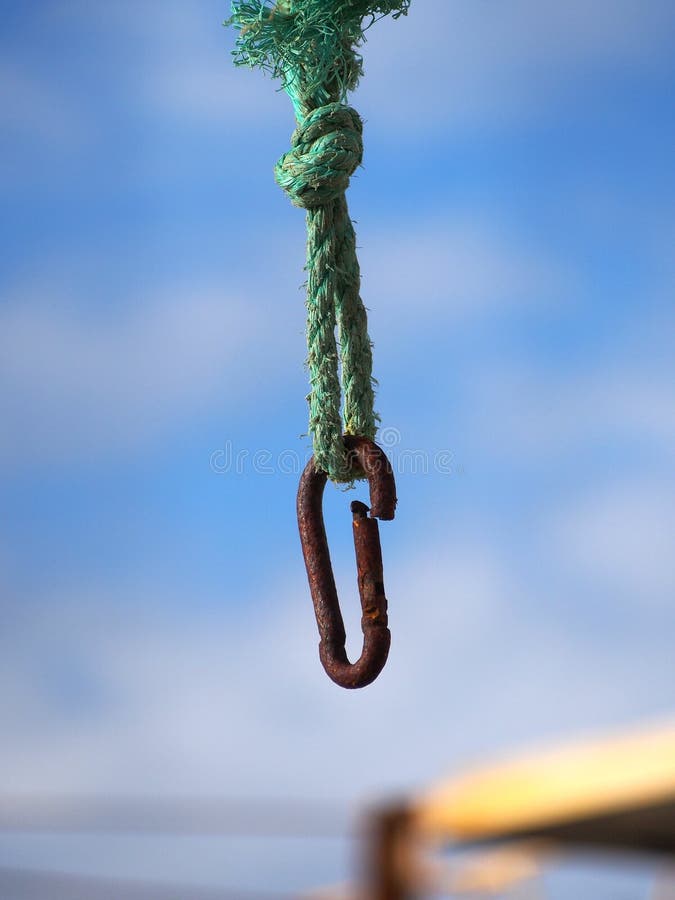 A Rusty Object on a Blurry Background, Close-up. Stock Image - Image of ...