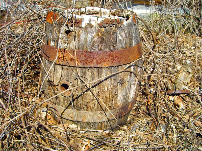Rusty Old barrel stock photo. Image of metal, rusty, retro - 85712554