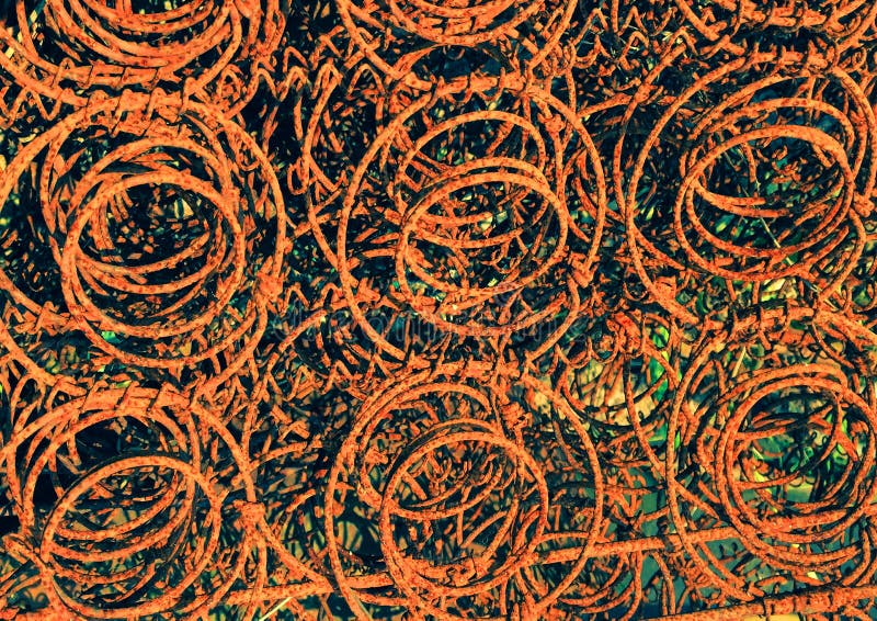 Rusty Old Bed Springs stock photo. Image of close, aged - 73049736