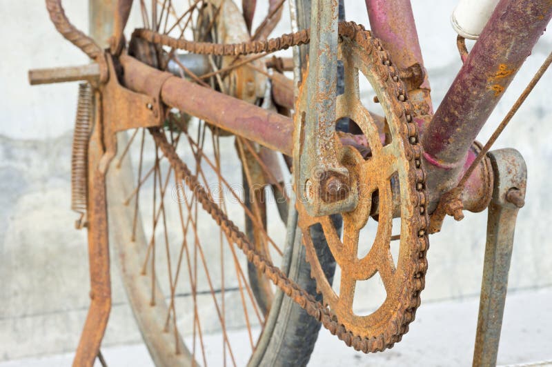Rusty stock image. Image of iron, detail, equipment, bike - 32146877