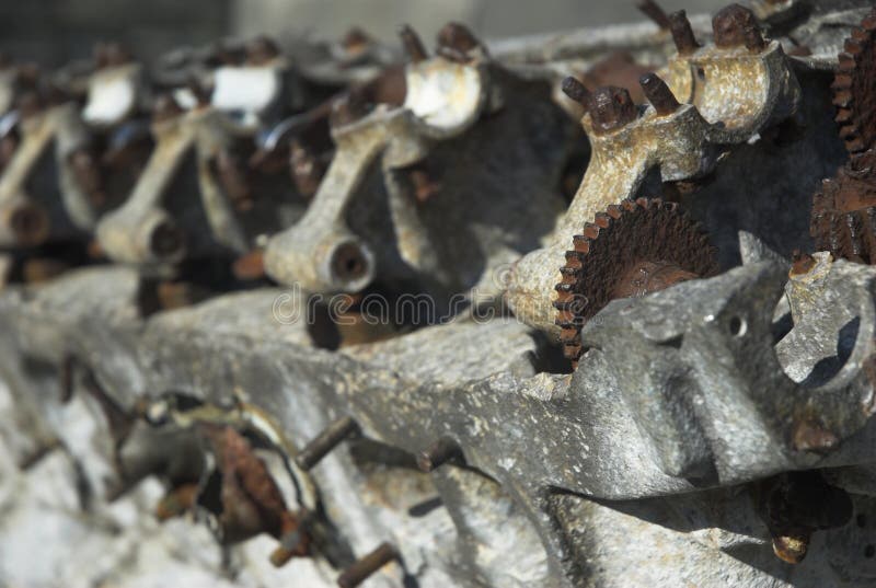 Rusty Old Engine stock photo. Image of damaged, corrosion - 23257768