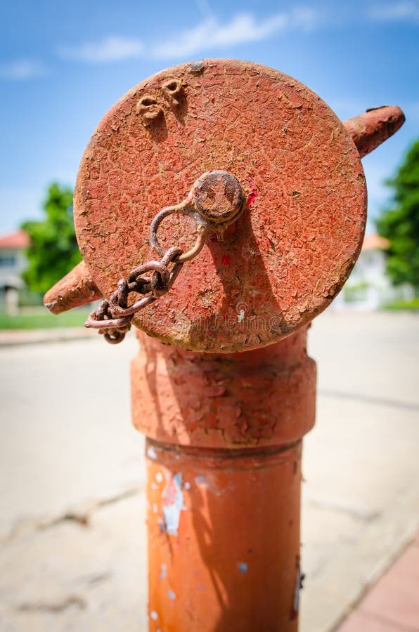 Rusty Old Fire Hydrant stock image. Image of peeling - 42330673