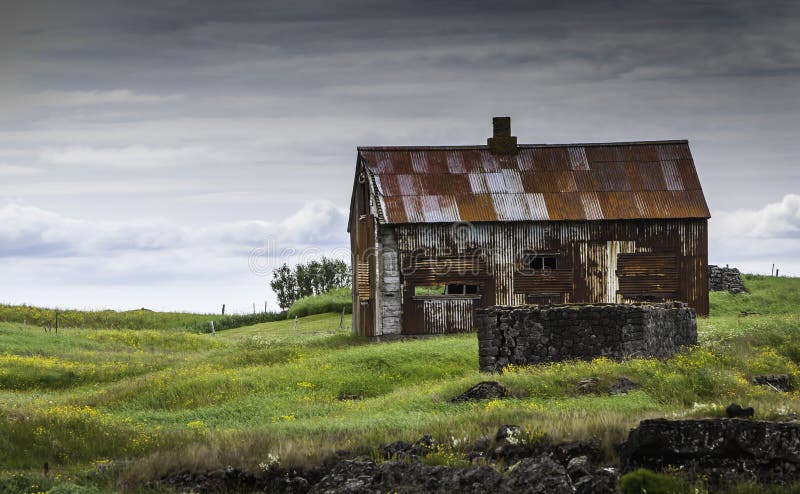 Rusty Old House stock photo. Image of metal, peninsula - 74288036
