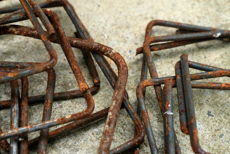 Steel Bar Rusting Equipment Stock Image - Image of rusty, iron: 248092197