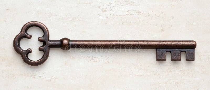 Rusty Old Key Marble Surface Stock Photos - Free & Royalty-Free Stock ...