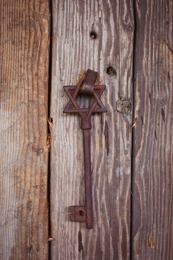 Rusty Old Key from the Synagogue Stock Image - Image of rusty, marker ...