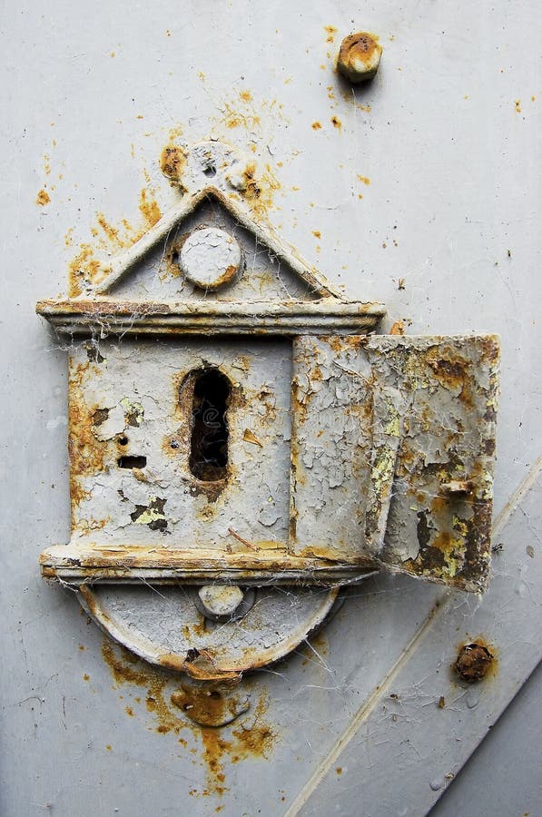 Rusty old keyhole stock image. Image of rusted, unique - 22611569