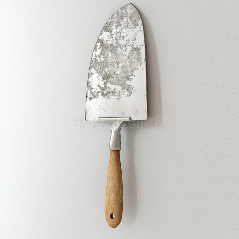 A Rusty Old Knife with a Wooden Handle Stock Illustration ...