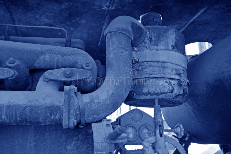 A Rusty Old Machine, Generators Stock Photo - Image of dirt, filters ...