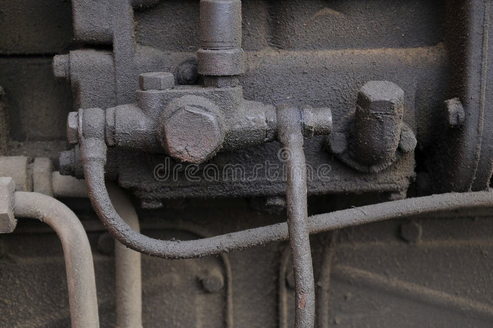 A Rusty Old Machine, Generators Stock Photo - Image of machinery ...